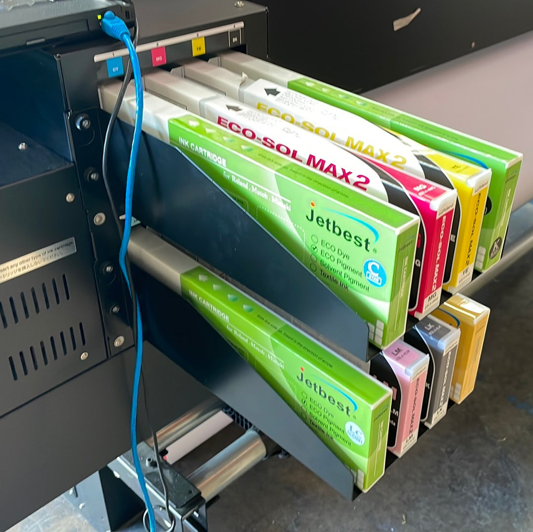 Jetbest MAX2 Eco-Solvent Ink for Roland XR, RF, VS-i Printers, 440ml ...